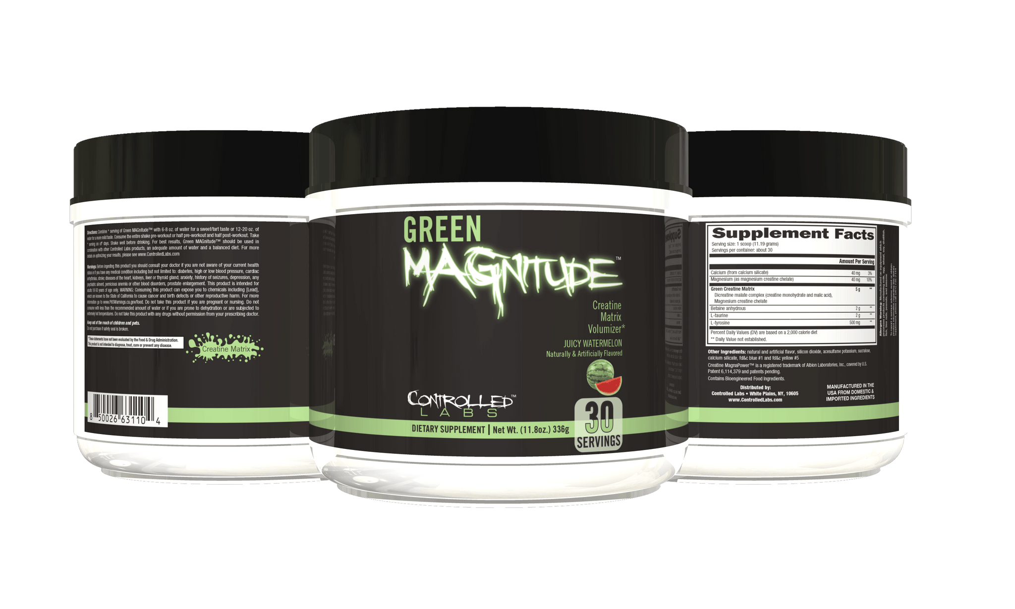 Green MAGnitude Advanced Creatine Matrix Powder – Controlled Labs