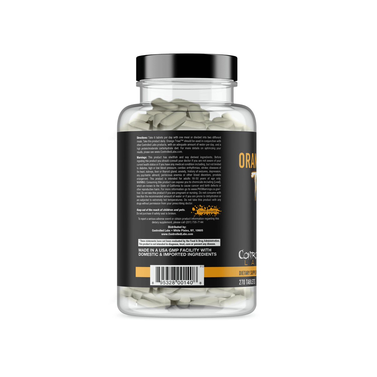 Orange TRIad Daily Multivitamin – Controlled Labs